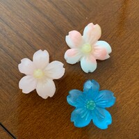 159 6-cavity Matte Sakura/cherry Blossom Resin Mold Resin, UV Resin ...