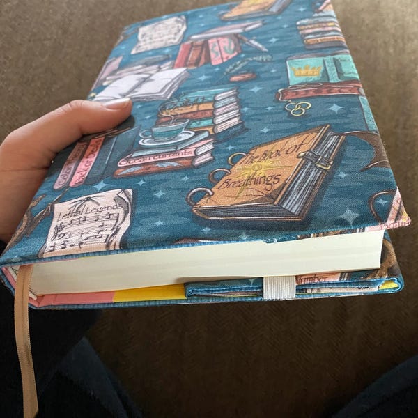 Adjustable Dust Jacket, Fabric Book Jacket, Protective Book Jacket ...