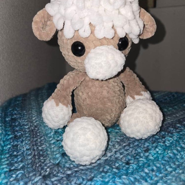 Longhorn Crochet Pattern Longhorn Cow Pattern, Amigurumi Longhorn Cow ...