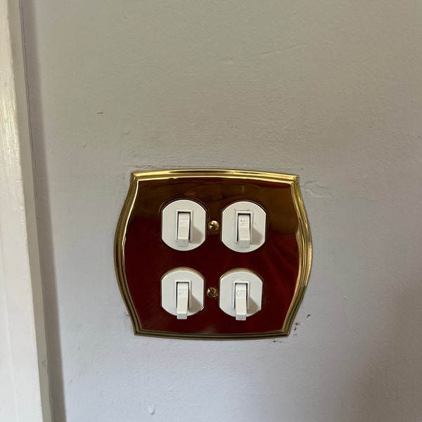 CHOICE! Vintage Copper Outlet Cover or Lightswitch Cover, Vintage ...