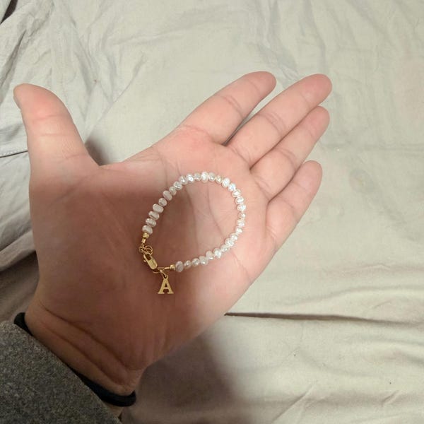 Pearl Baby Bracelet-freshwater Pearls-gold Filled-sterling Silver ...