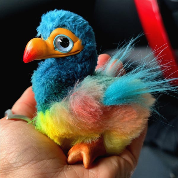 Dragonbird Leopard Posable Art Toy - Etsy