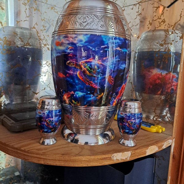 Customized Urn for Human Ashes, Adult Male & Female-majestic Sunset Urn ...