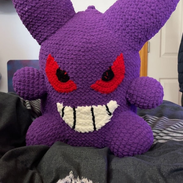 Gengar Pattern, Pandacrocheting Style - Etsy