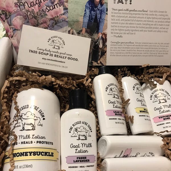Bulk Goat Milk Lotion Set Hand Cream Multi Pack Goat Milk Body Lotion ...
