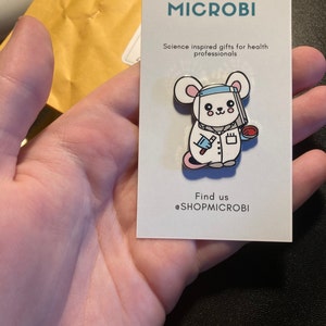 LAB RAT Hard Enamel Pin / Laboratory / Scientist / Med Lab Tech ...