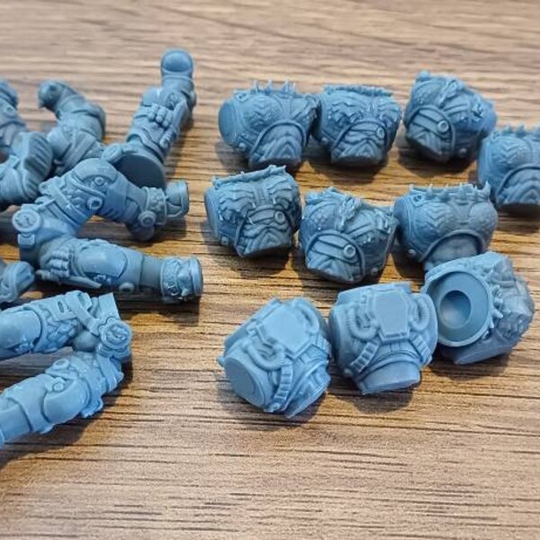 Space Knight Heads Conversion Bits for 28mm Scale Sci-fi Marines - Etsy