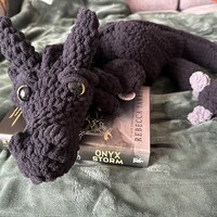 Crochet Dragon Snuggler Pattern Morningstartail Feathertail Daggertail ...