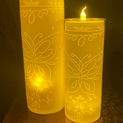 Encanto Party Miracle Candle Replica Inside Lights up and Top Light - Etsy