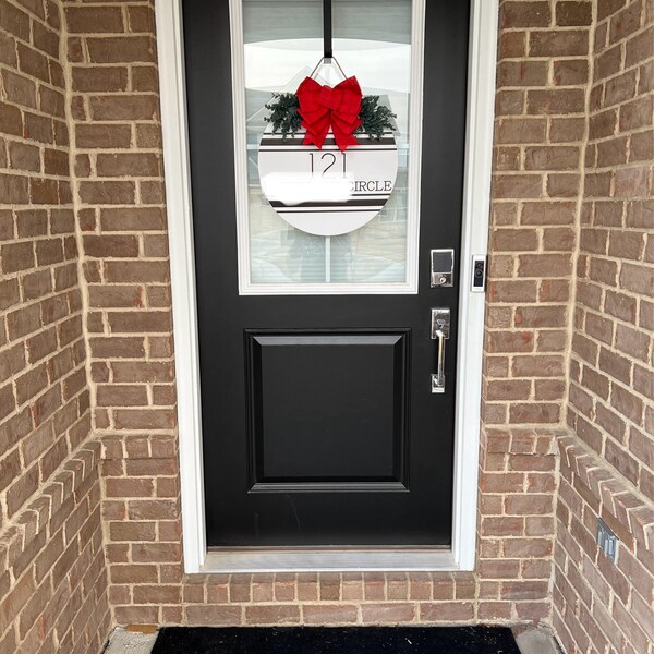 Front Door Address Sign | Address Door Sign | House Number Sign | Door ...