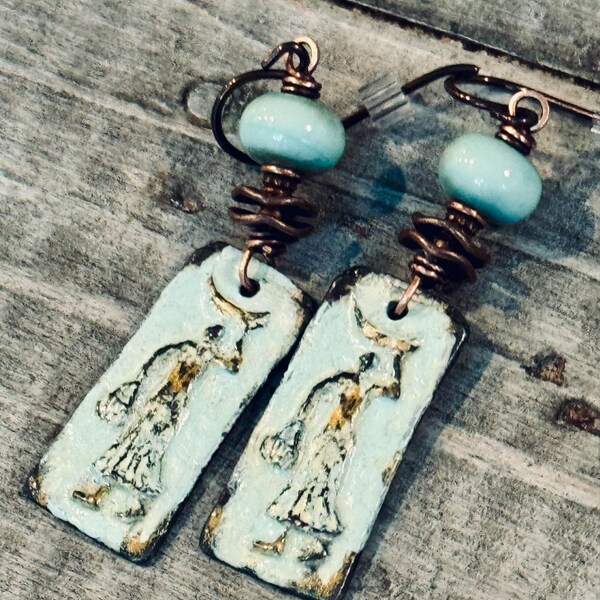 Where Wildflowers Grow ... Artisan Enameled Copper and Glass Lampwork ...