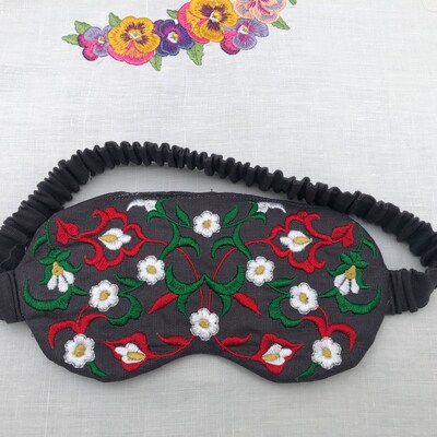 ITH Sleep Mask Oriental Pattern Machine Embroidery Design 3 - Etsy