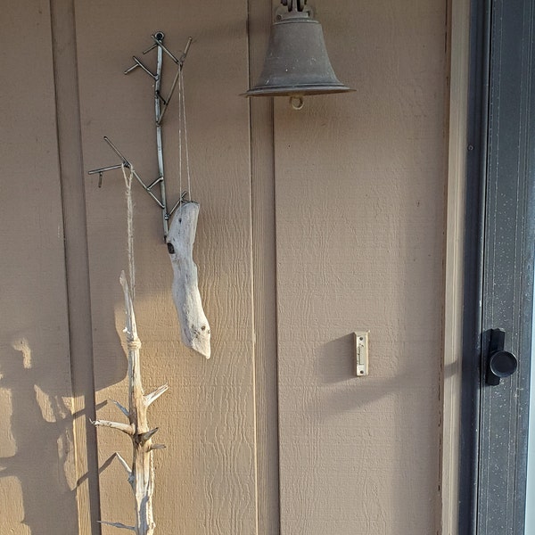 Rustic Double Twig Wire Wall Hook - Farmhouse Garden Decor, Versatile ...