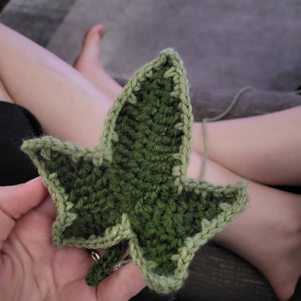 Crochet Variegated Ivy Leaf Applique Pattern (PDF Download) - Etsy