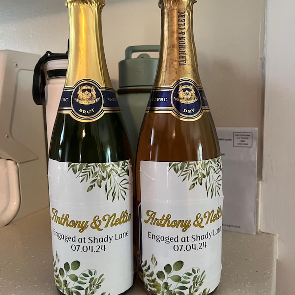 Wedding & Anniversary Wine Bottle Labels - Custom Photo Wine and ...