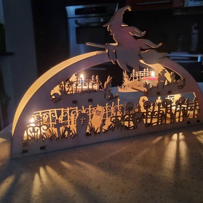 DXF File for Laser Large Wooden Decoration Electrically - Etsy