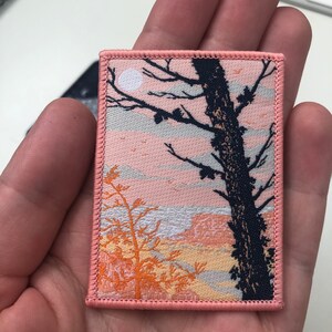 Tropic Woven Landscape Wanderlust Patch Sunrise Patch | Etsy