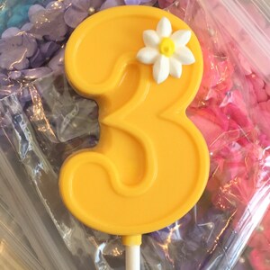 LOPL-048 Number 3 Chocolate Lollipop Mold - Etsy