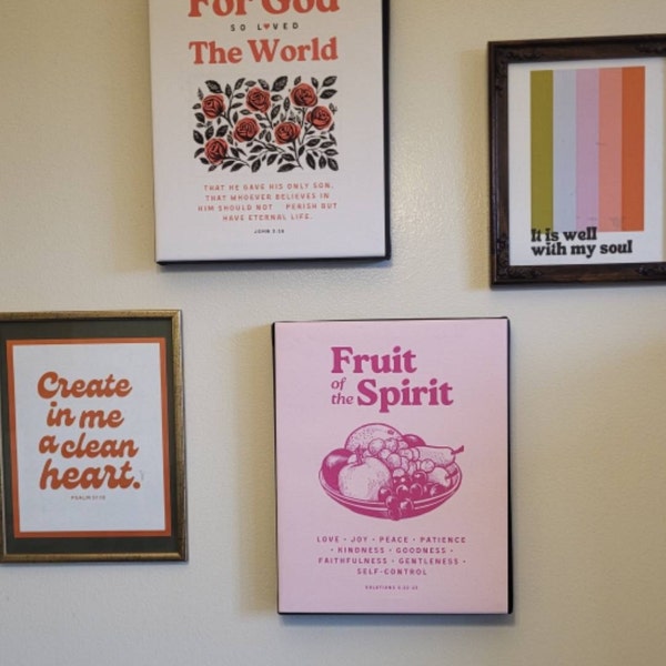 Psalm 23 Coastal Wall Art, Christian Wall Art, Bible Verse Home Decor ...