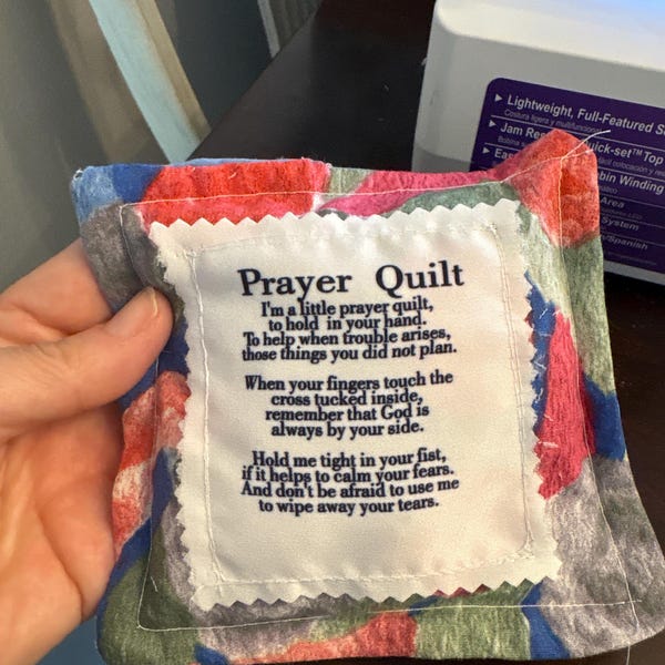 PRAYER QUILT Blanks for Sewing Printed for You - Etsy