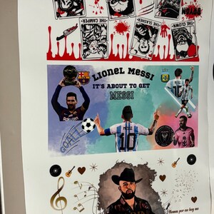 3x3 Custom Gang Sheet Transfer for Chest Neck Sleeves, Custom DTF Gang ...