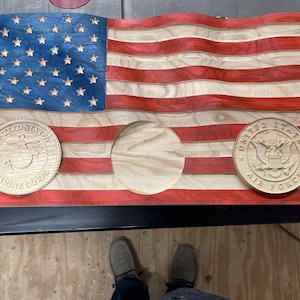 CNC Stl 3D Waving American Flag. Beautiful, Highly Detailed and ...