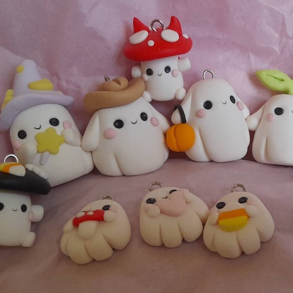 Little Wizard Ghost Plant Pot Pal, Friend, Buddy, Figurine, Sculpture ...