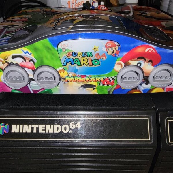 Super Mario 64 Custom Nintendo 64 Jewel, Badge, Faceplate - Etsy