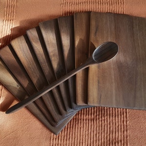 Unique Wooden Fork Walnut Wood Unique Kitchenware - Etsy