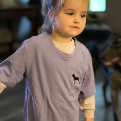 Monogram Youth Tee Kids Embroidered Monogram T-shirt Pigment Dyed ...