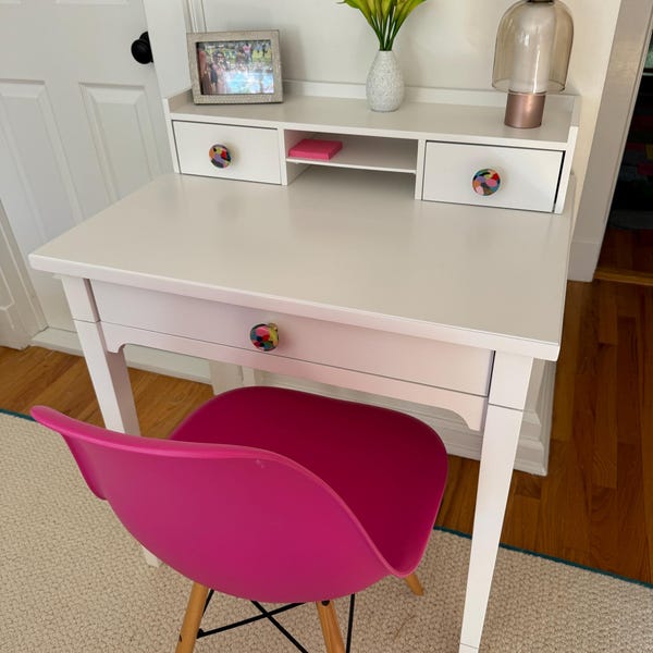 Retro Smiley Face Flower....hand Rolled Knobs Drawer Pulls Handles ...