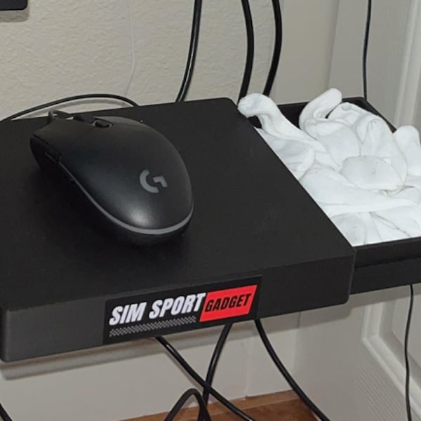 Mouse Pad With Storage for Sim Racing Rig | Flight Simulator - Etsy