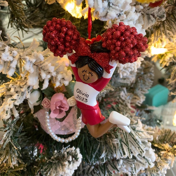 Personalized Kid Love Tumbling Cartwheel Girl Personalized Ornament ...