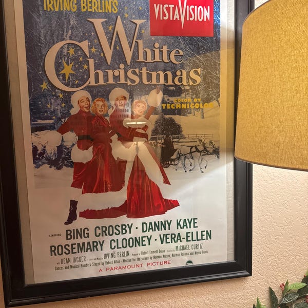 White Christmas (1954) Movie Poster: Classic Film Canvas - Etsy