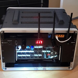 Behringer XR18 XR16, Midas MR16 MR18 X-air BLACK Recessed Rack Ears ...