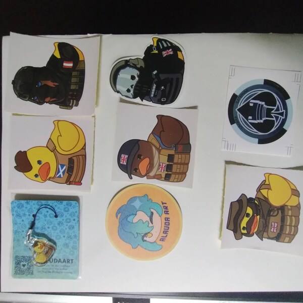 PREORDER - COD Soap & Ghost Chibi Acrylic Pins (full-bleed) - Etsy