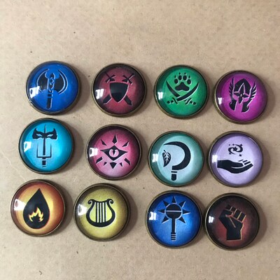 Dungeons and Dragons D&D 5E Compatible Premium Brass Backed Class ...