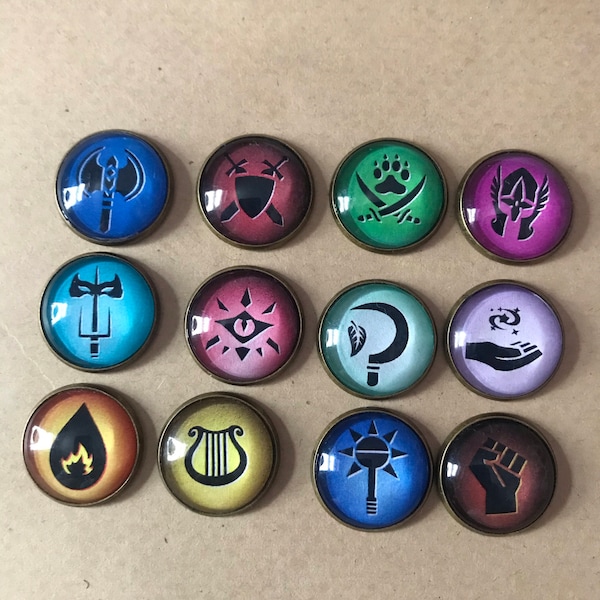 Dungeons and Dragons D&D 5E Compatible Premium Brass Backed Class ...