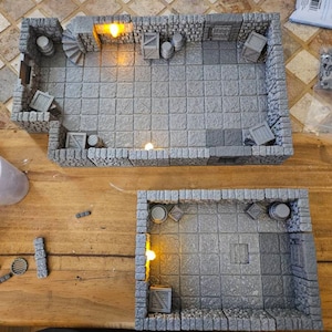 Dungeon Style Stairs Tiles Dnd 5E, Pathfinder 2E Dungeon Tiles ...