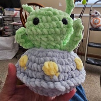 Weebee the Space Invader No Sew Crochet Pattern - Etsy Canada