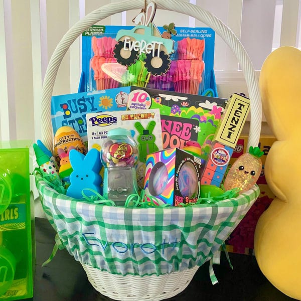 Monster Truck Easter Tag, Easter Basket, Custom, Personalized, Easter ...