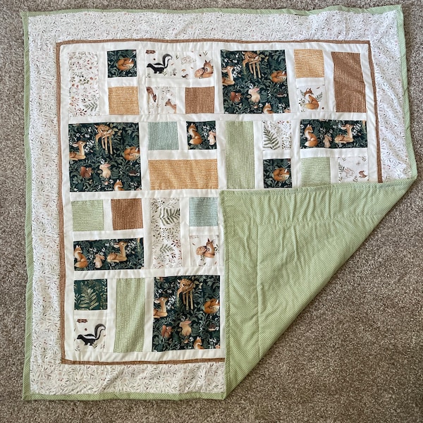 Quilt Kit--little Fawn and Friends--40x40 - Etsy
