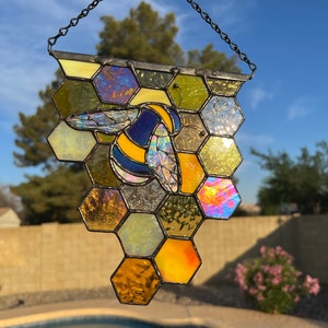 PATTERN Sunburst Panel Stained Glass Pattern Digital Download: Hobby ...