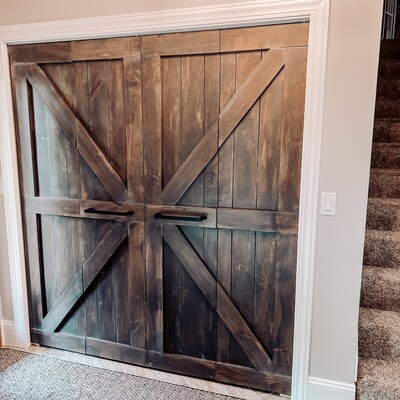 Custom Barn Door Baby Gate, White Painted Baby and Pet Gate - Etsy