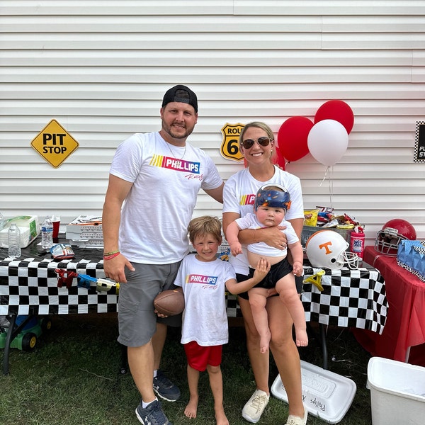 Custom Race Car Birthday Shirts | Group Racing Nascar Personalized ...