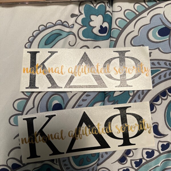 Sorority Sticker, Sorority Decal, Sorority Initiation, Fraternity ...