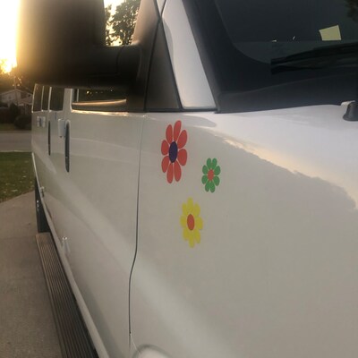 Hippie Flower Power Decals - Etsy