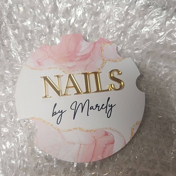 CUSTOM Acrylic Nailfie Disc | Personalised Nail Prop | Nail Tech | Nail ...