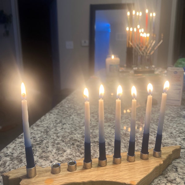 Unique Israel-shaped Handmade Hanukkiah - Artistic Menorah - Hanukkah ...