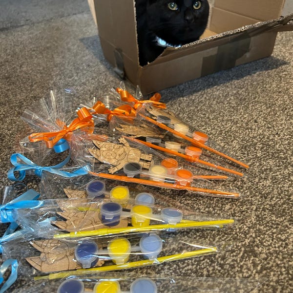 Paint Your Own Gaby / Doll House Character Craft Kit / Birthday Party ...